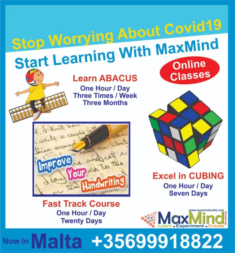 Abacus Mental Arithmetic Program by MaxMind Malta | ACM Experiences
