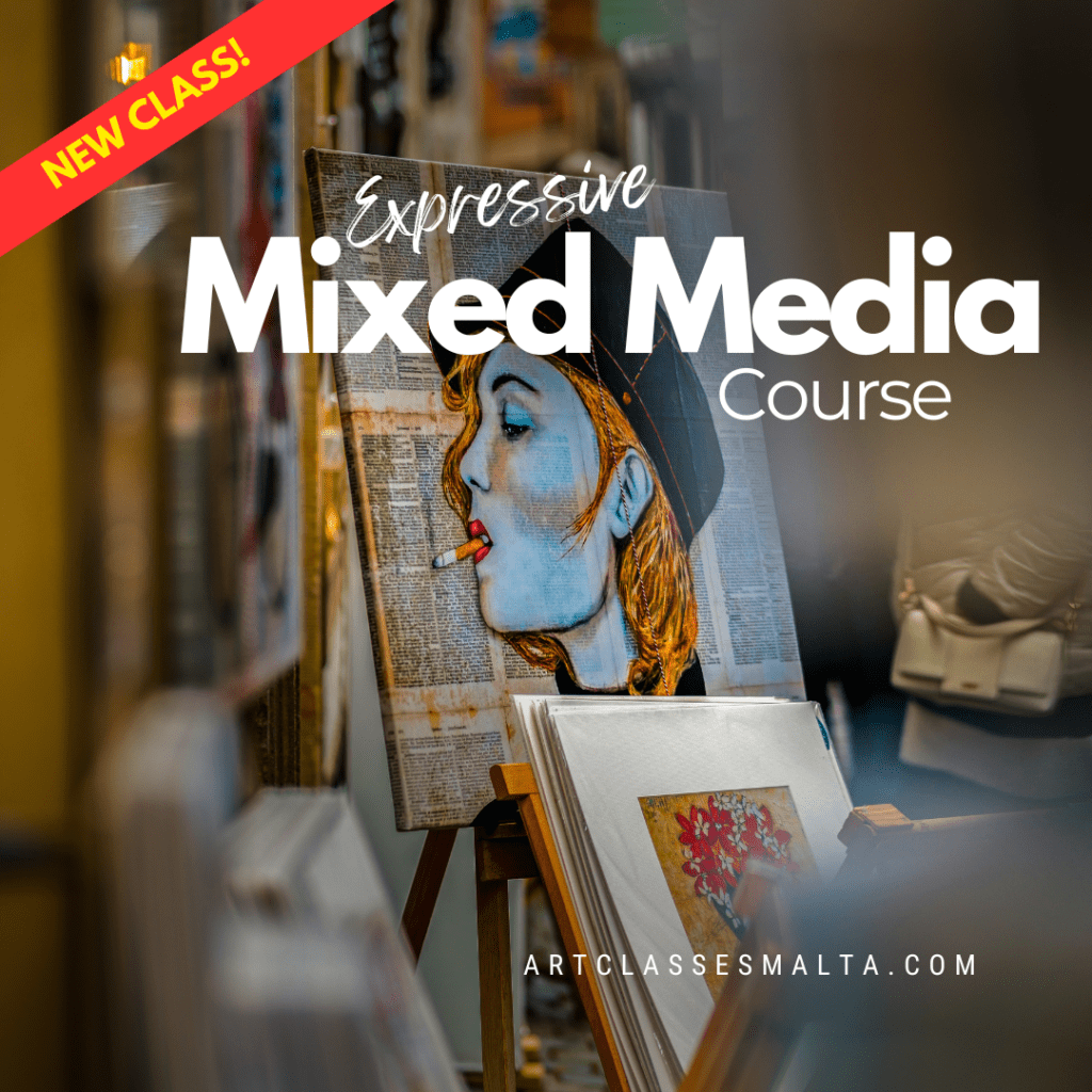 NEW! Expressive MIXEDMEDIA class - Not your usual Art class!